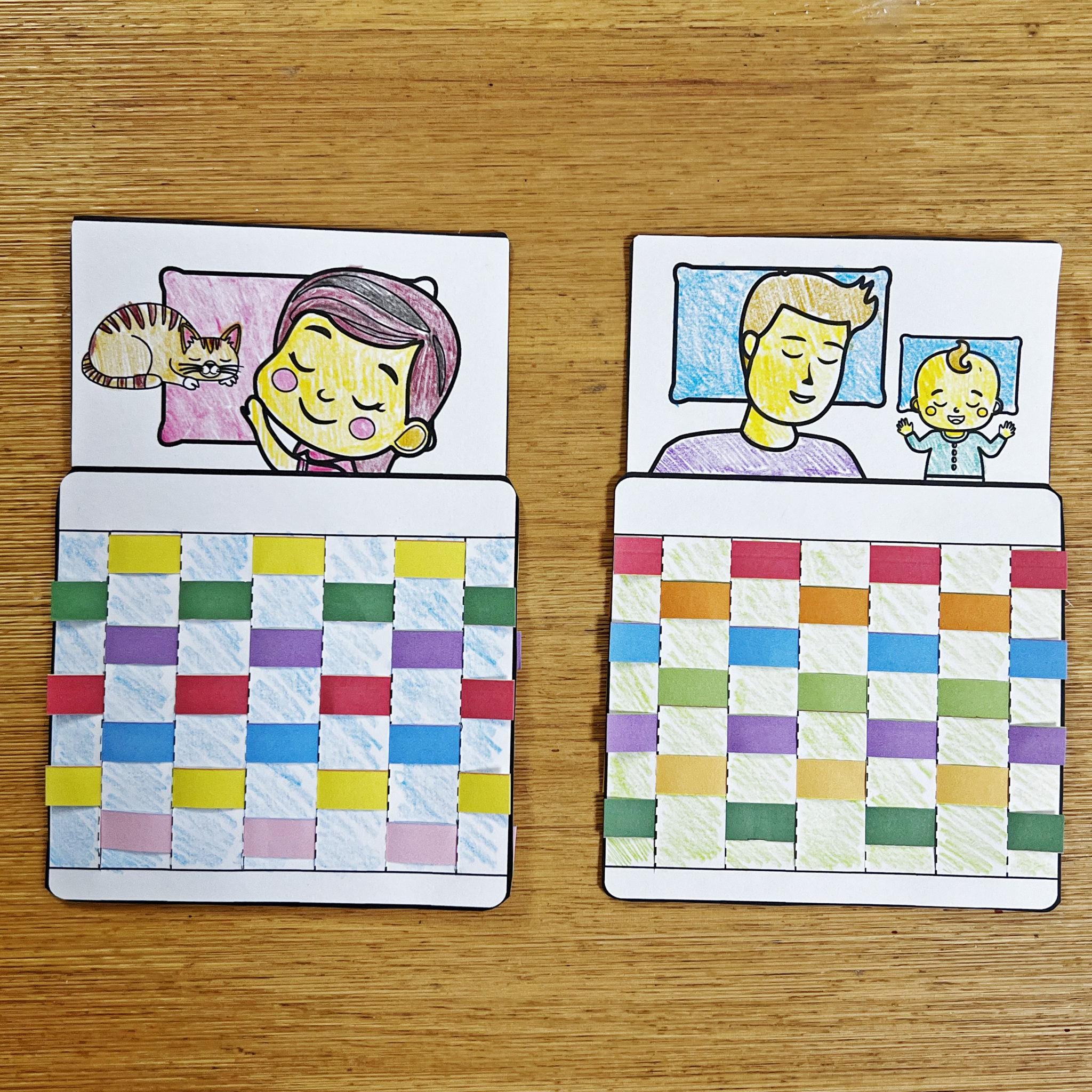 Colorful Quilt Paper Weaving Kit - Etsy