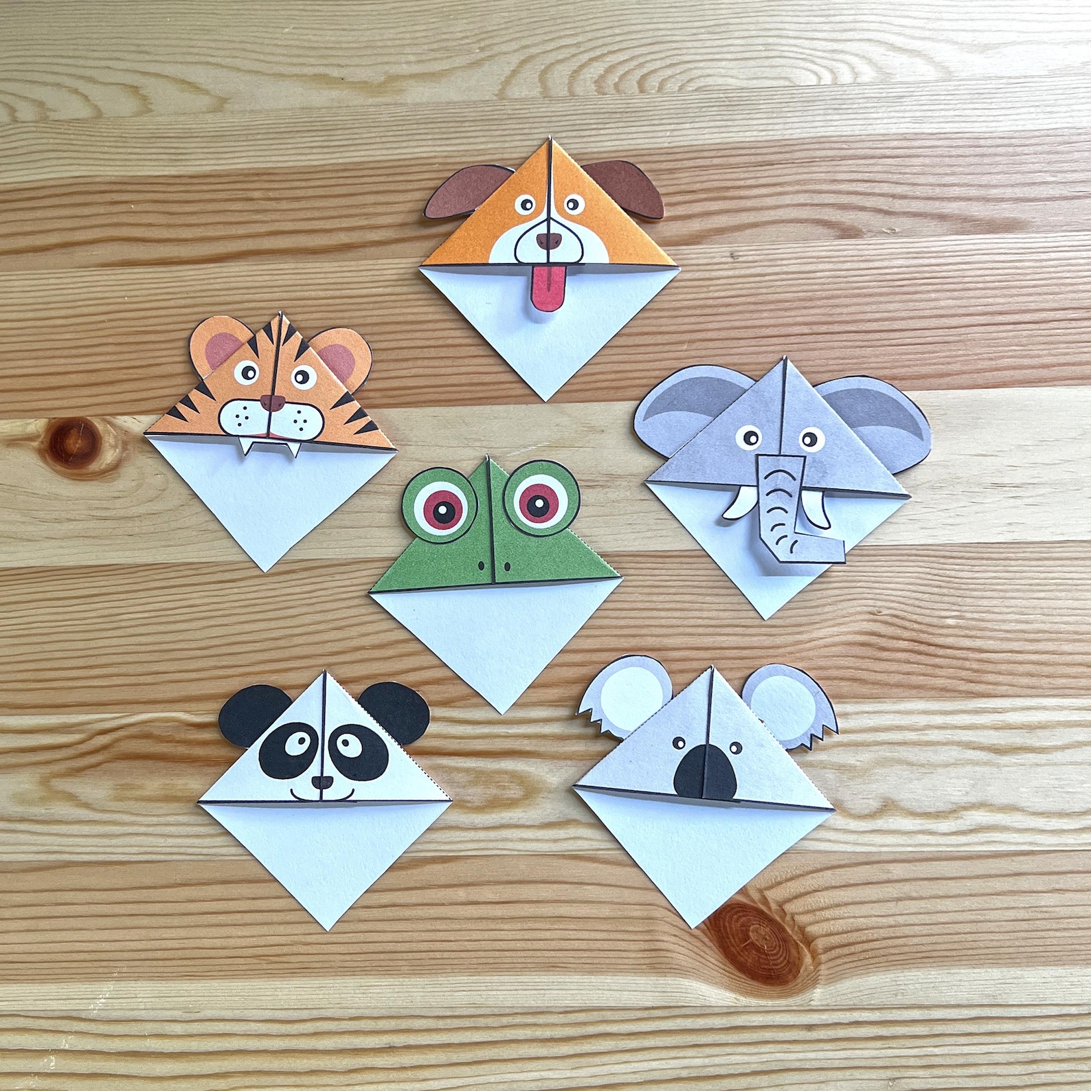 Animal Corner Bookmark - Etsy