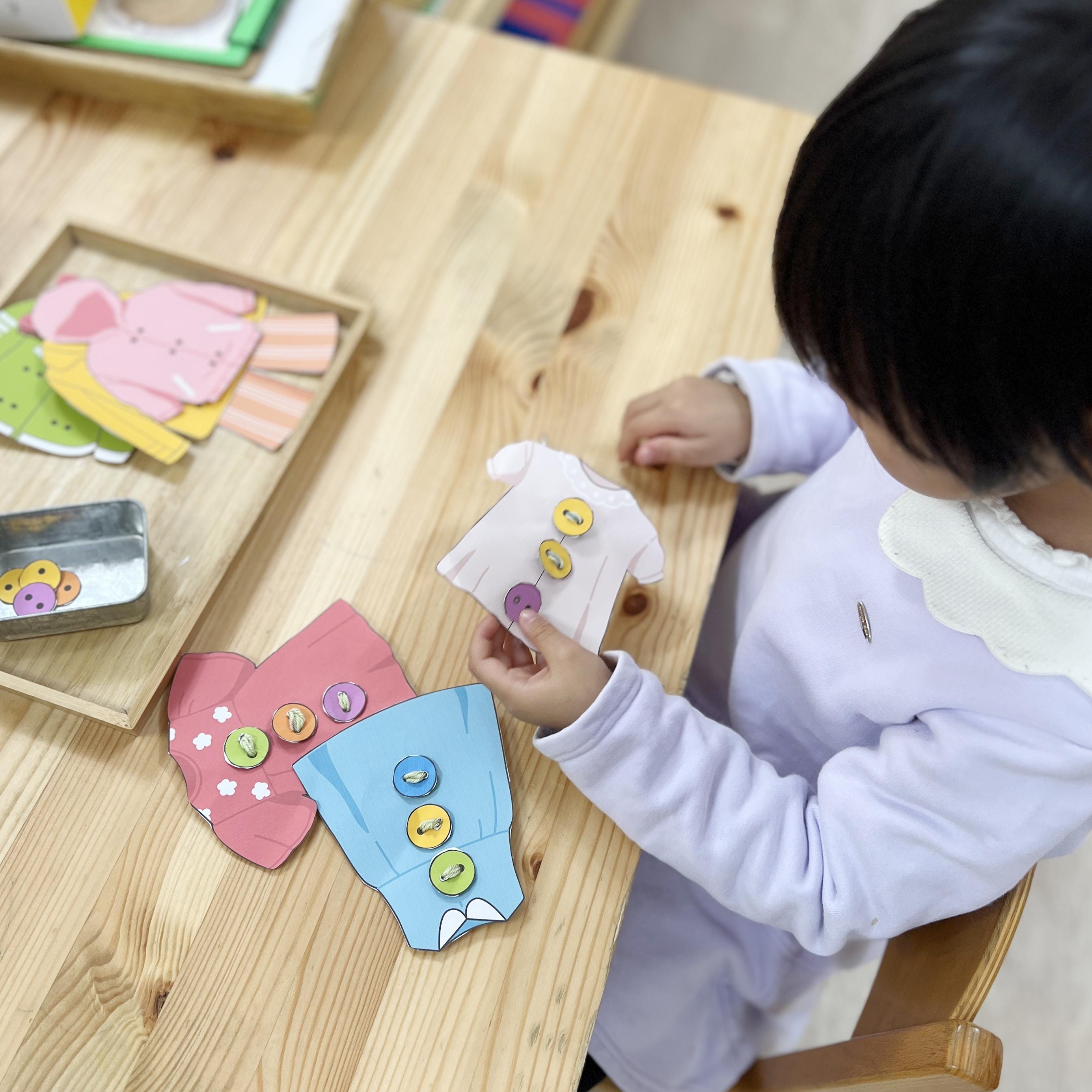 Sewing Activity: Adding Buttons to Clothes - Etsy