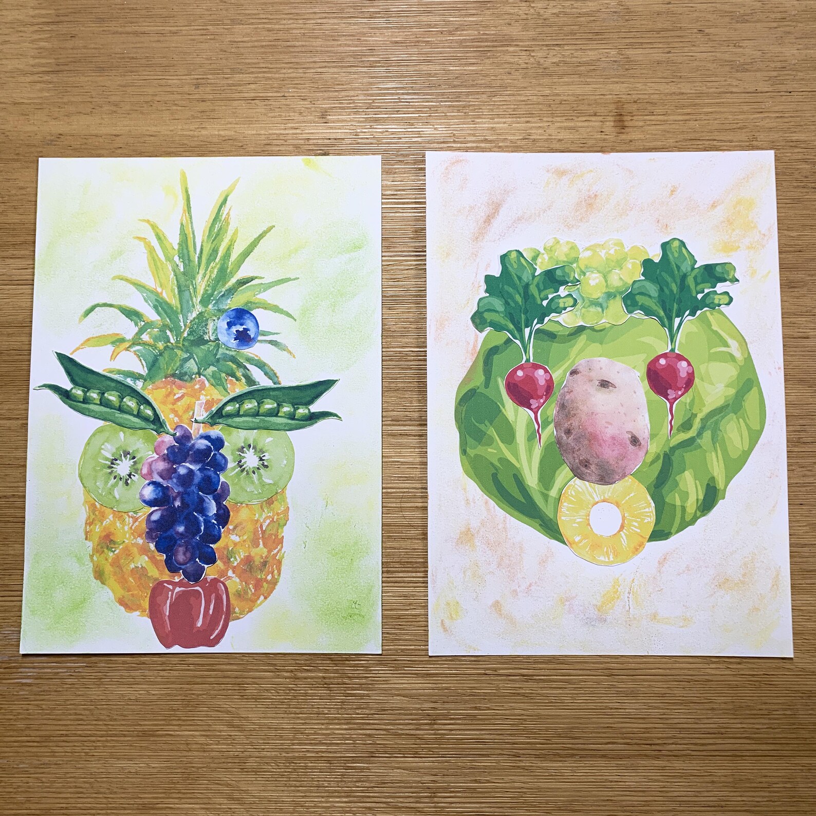 Arcimboldo-inspired Art: Making Funny Faces With Fruits and Vegetables ...