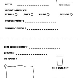 Printable Passport for Adventures Children - Etsy