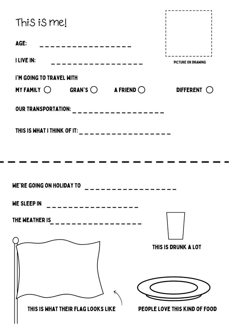 Printable Passport for Adventures Children - Etsy