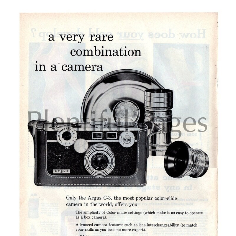 1950s Argus Camera - Etsy