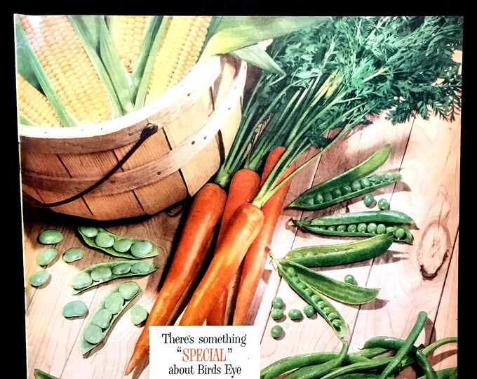 1954 Birds Eye Frozen Vegetables Vintage Ad, Advertising Art, Magazine ...