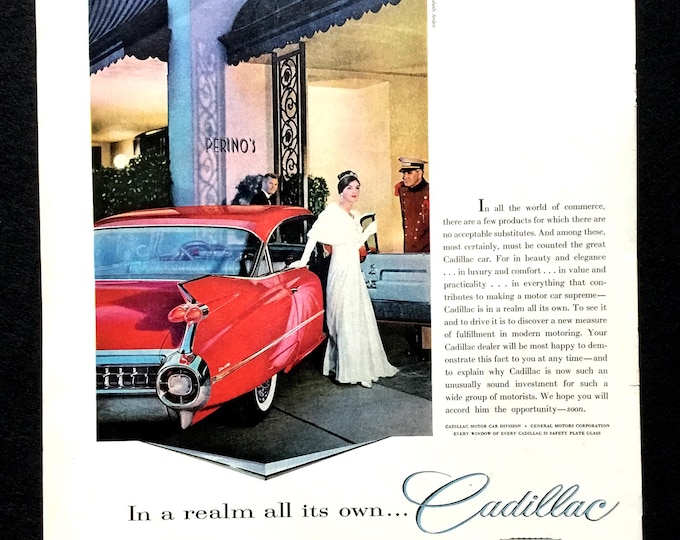 1959 Cadillac Vintage Ad, Advertising Art, Magazine Ad, Print Ad ...