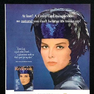 1963 Cover Girl Vintage Ad, Magazine Ad, 1960's Make-up, Advertising ...