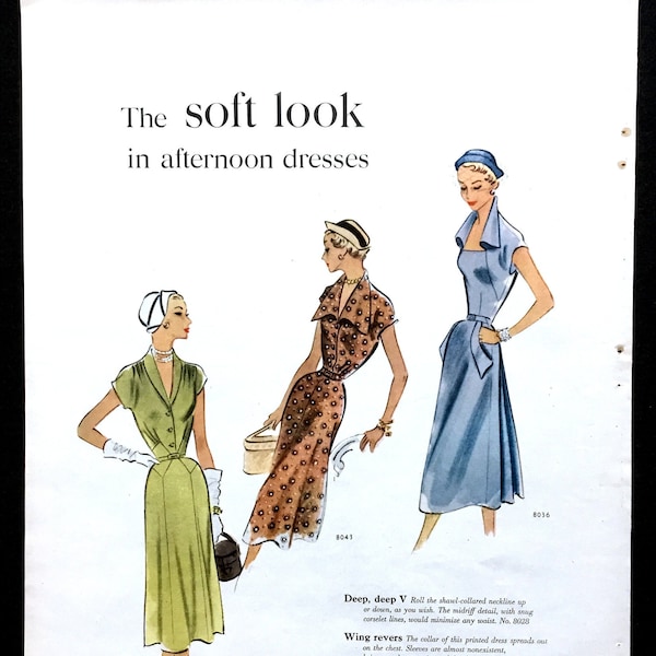 Sewing Pattern Art - Etsy