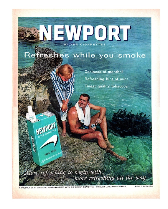 Newport Cigarette Print Ads Classroomtools.com Analyzing A Newport