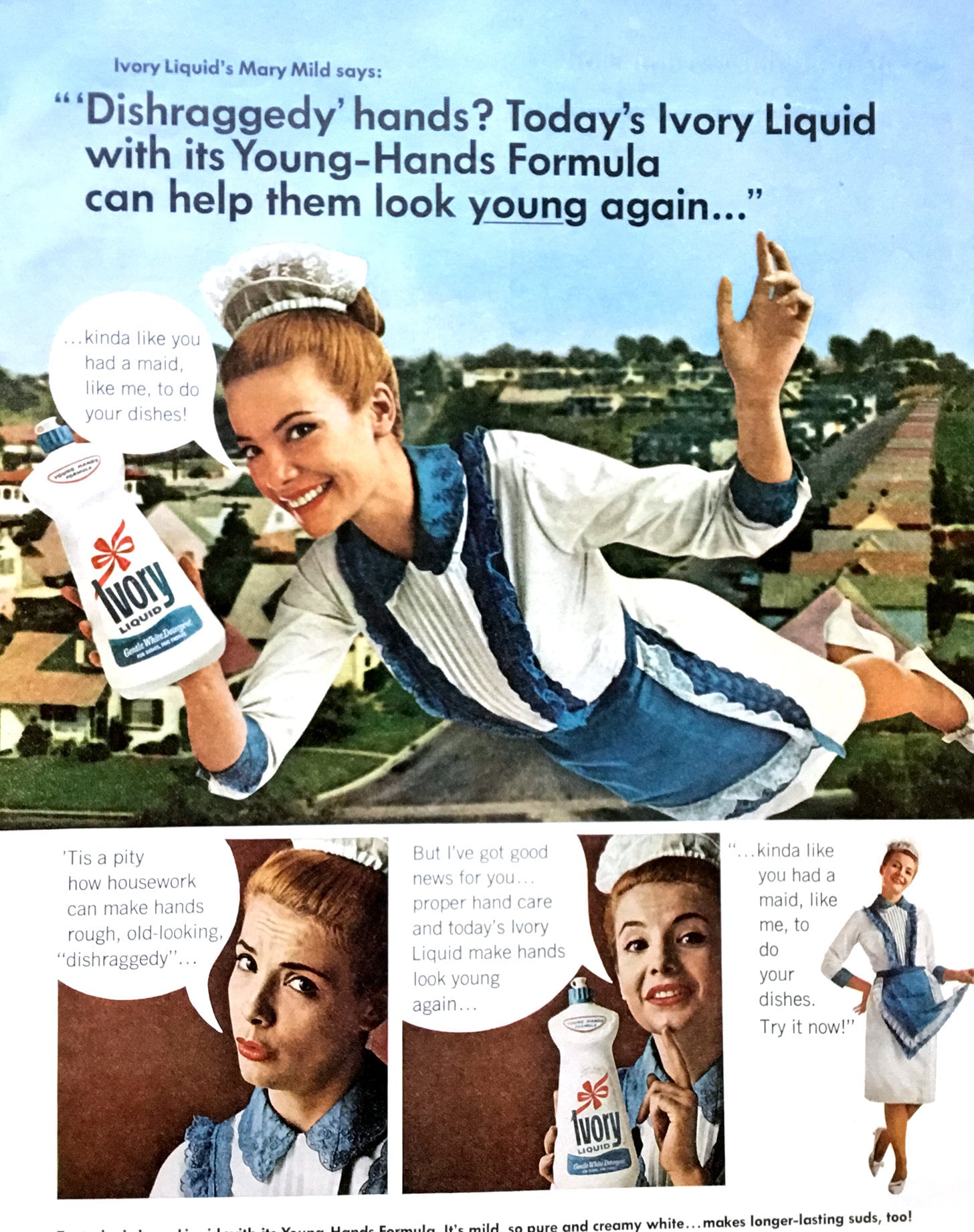 1966 Ivory Liquid Ad, Vintage Magazine Print - Etsy