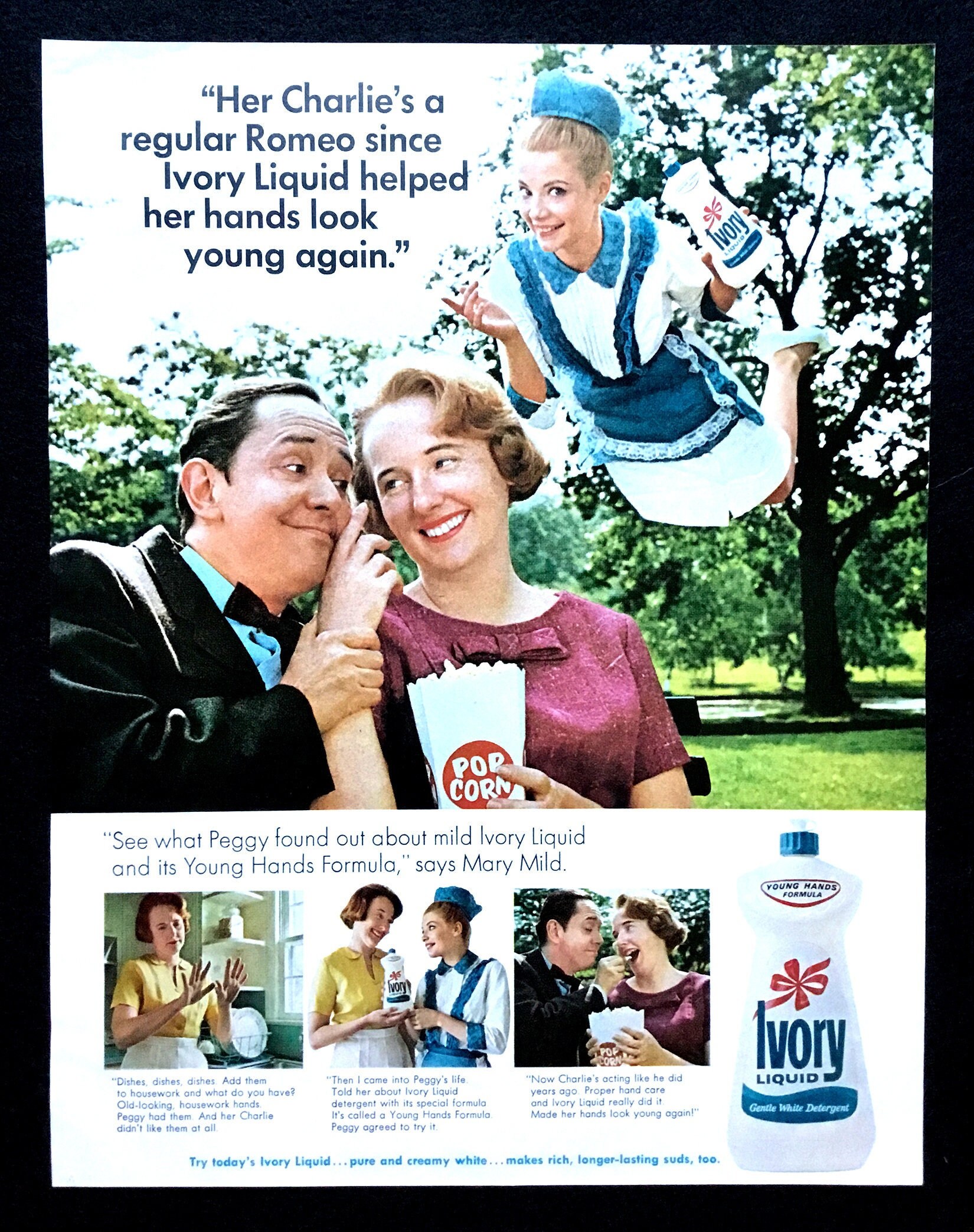 1966 Ivory Liquid Detergent Ad, Vintage Magazine Art - Etsy