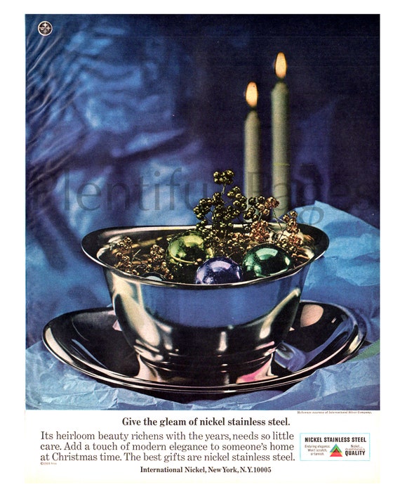 1964 International Nickel Vintage Ad Advertising Art Nickel | Etsy