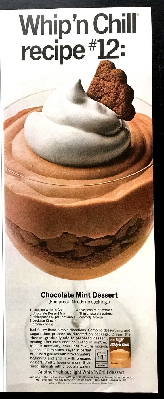 Dessert Magazine Advertisment
