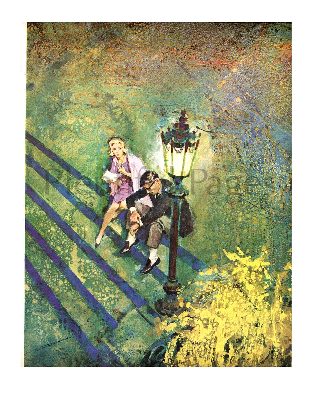 1963 Vintage Magazine Illustration, Retro Illustration, 1960's ...