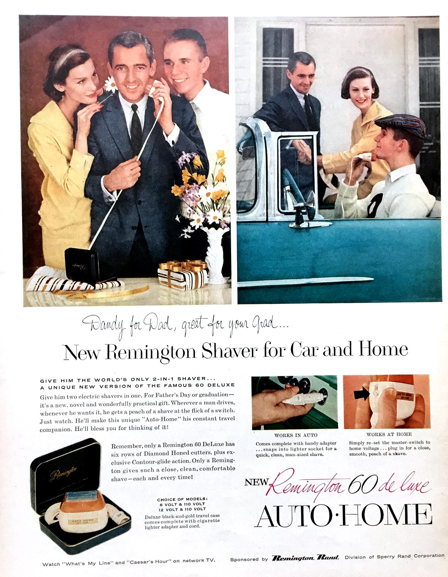 1956 Remington Shaver Ad, Electric Razor, Vintage Magazine Print - Etsy