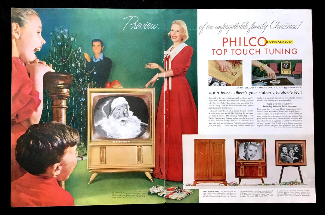 1955 Philco Television Vintage Ad, Advertising Art, Magazine Ad ...