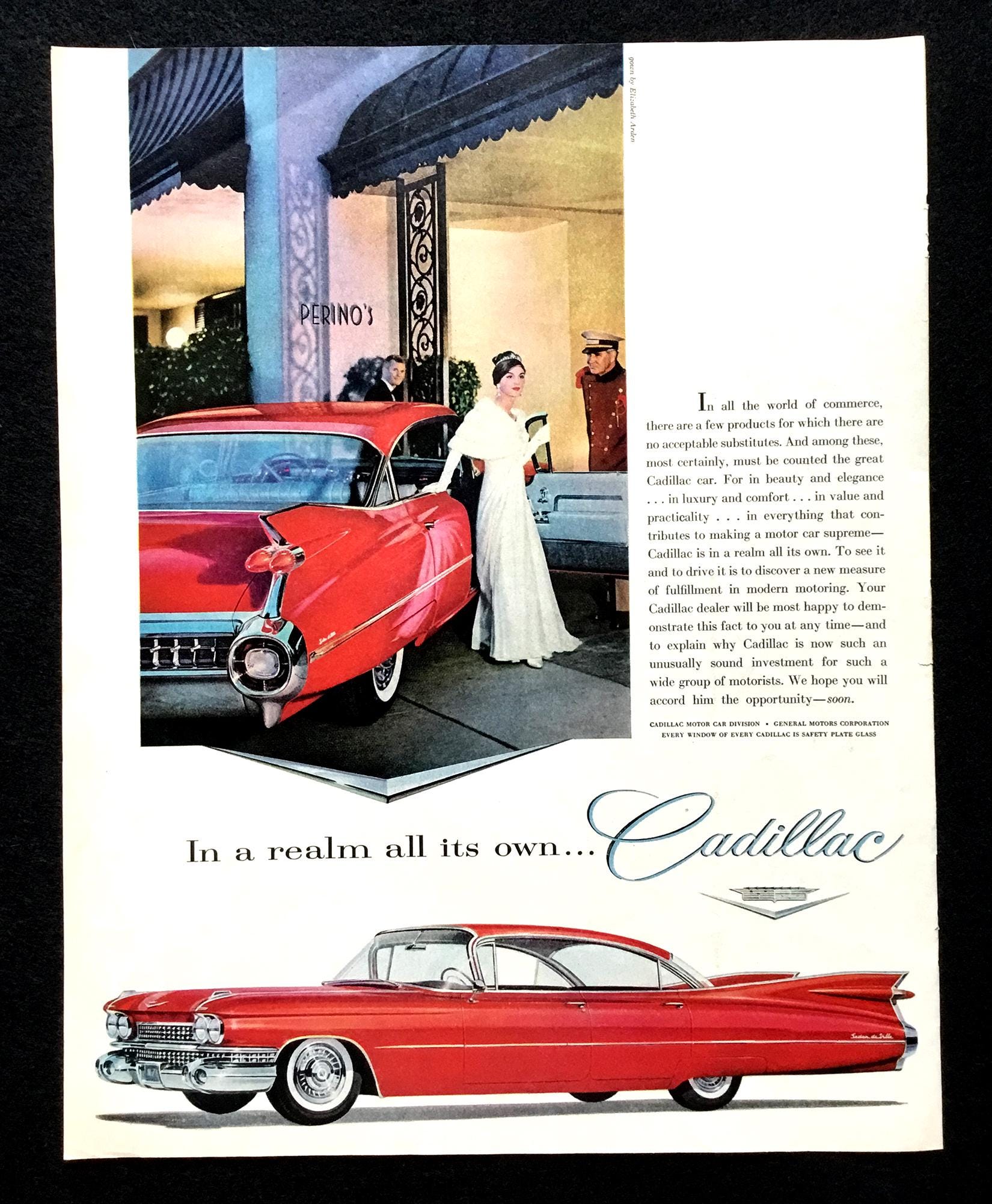 1959 Cadillac Magazine Ad, Vintage Car Print - Etsy