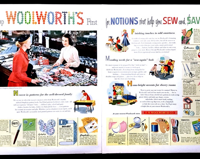 Vintage Woolworths Advertising Poster Print - Etsy Canada