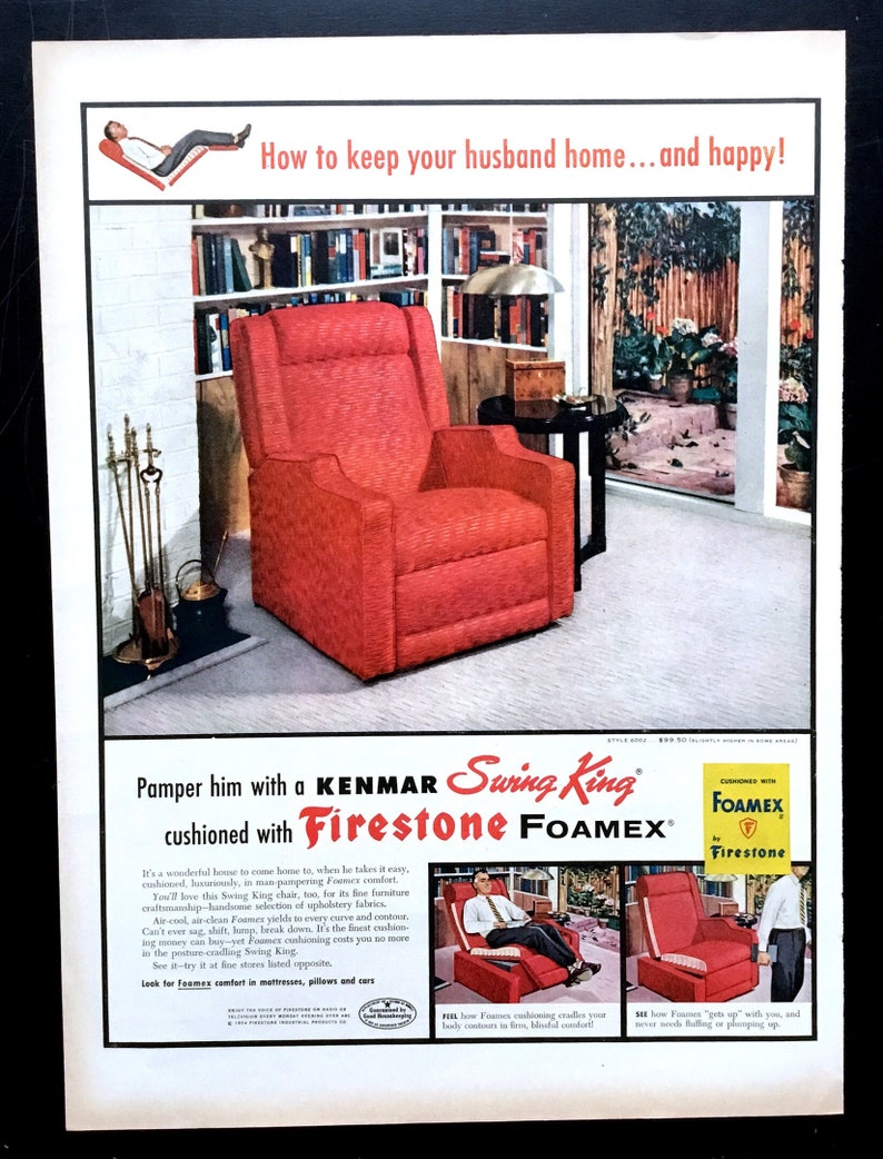 1954 Kenmar Swing King Vintage Ad 1950's Decor - Etsy