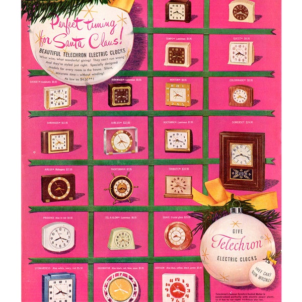 Advertising Clock Vintage - Etsy