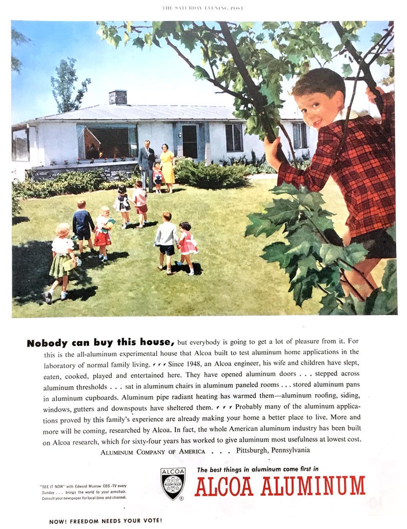 1952 Alcoa Aluminum Ad, Mid-century Advertising Art - Etsy