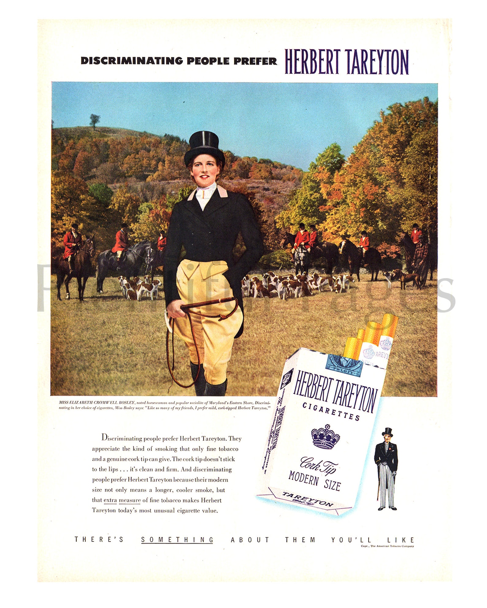 1950's Herbert Tareyton Cigarettes Vintage Ad Advertising | Etsy
