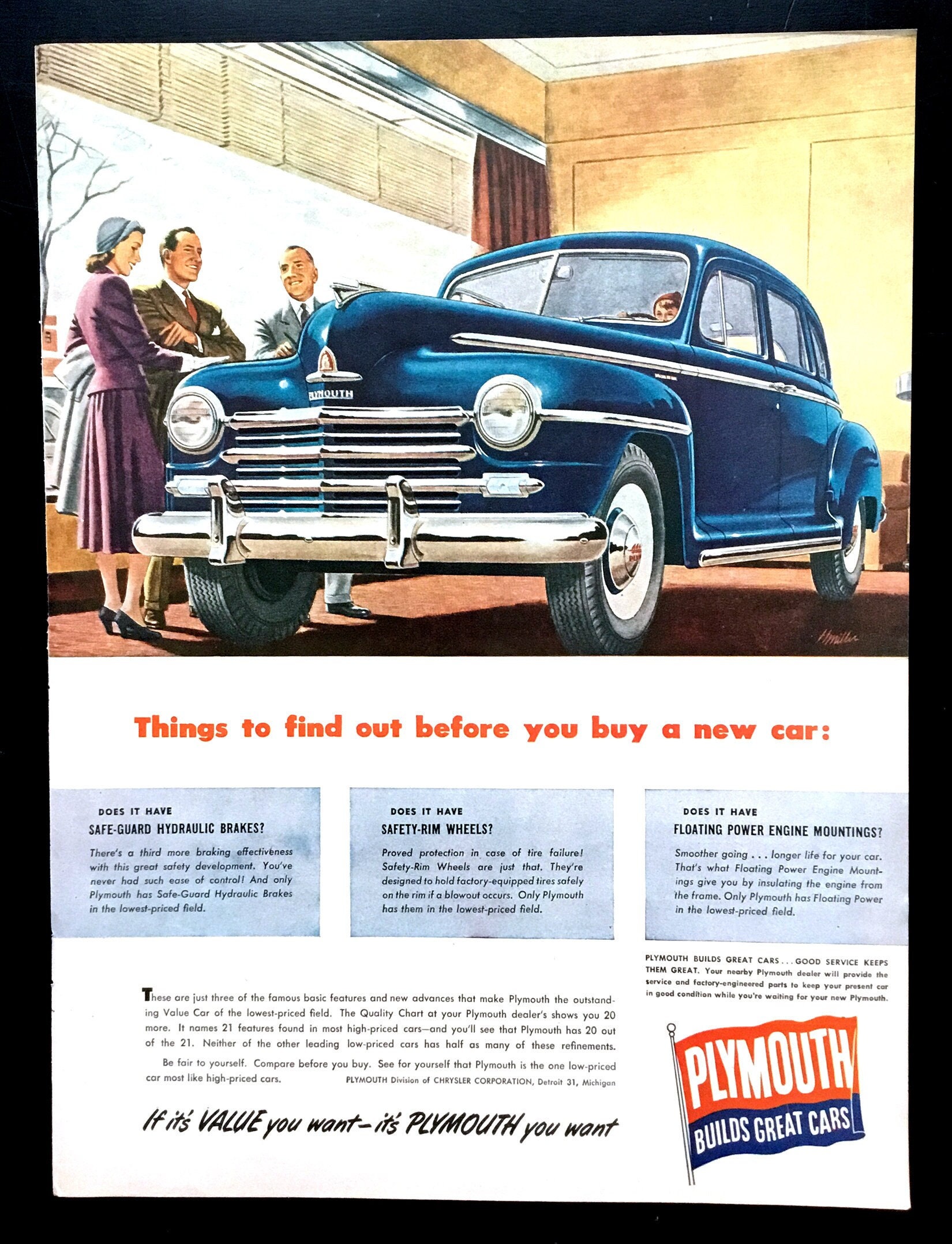 1940s Car Ads