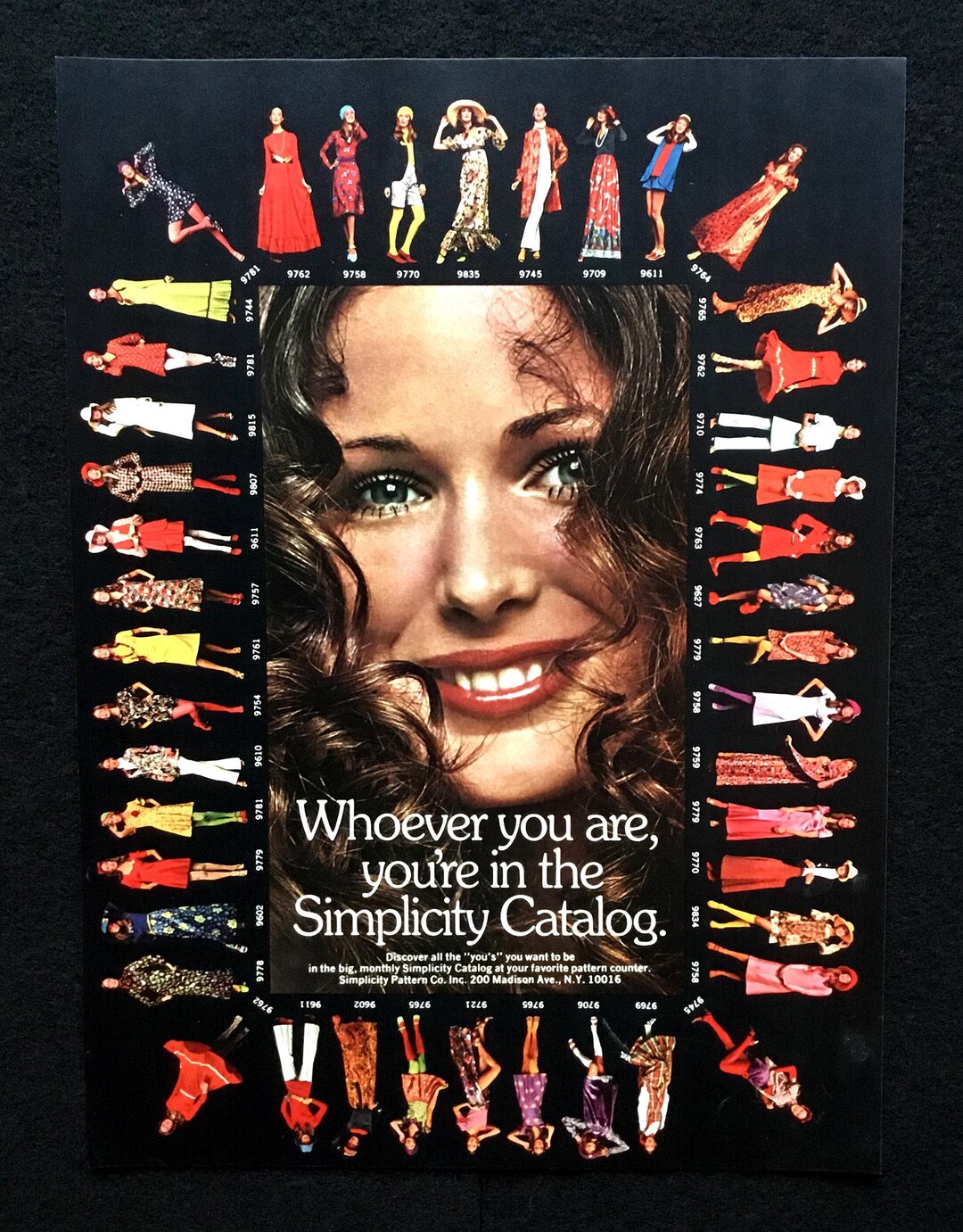 1972 Simplicity Patterns Catalog Ad, Vintage Sewing Art Print - Etsy