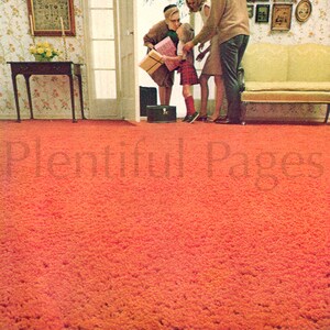 1967 Fortrel Carpet Vintage Ad Monarch Shag Carpet | Etsy