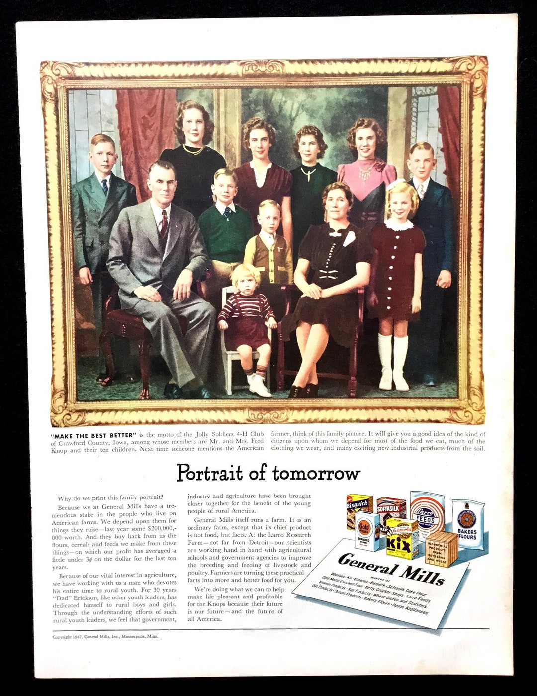 1947 General Mills Vintage Print Ad, Bisquick, Gold Medal Flour - Etsy