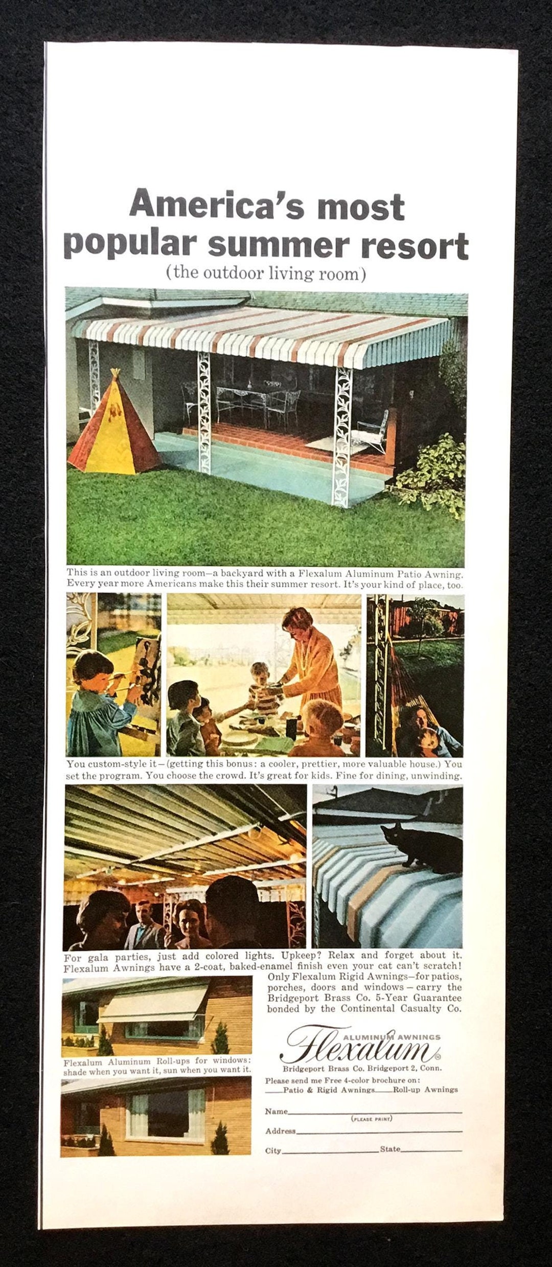1950s Vintage Aluminum Awnings