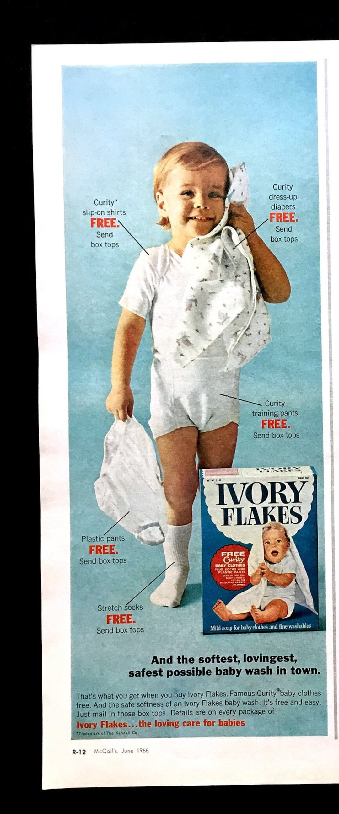 1966 Ivory Flakes Vintage Ad, Advertising Art, Magazine Ad, 1960's ...