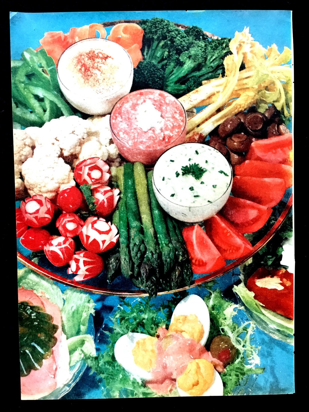 1955 Vintage Food Photography Print, Kitchen Decor, Radishes - Etsy