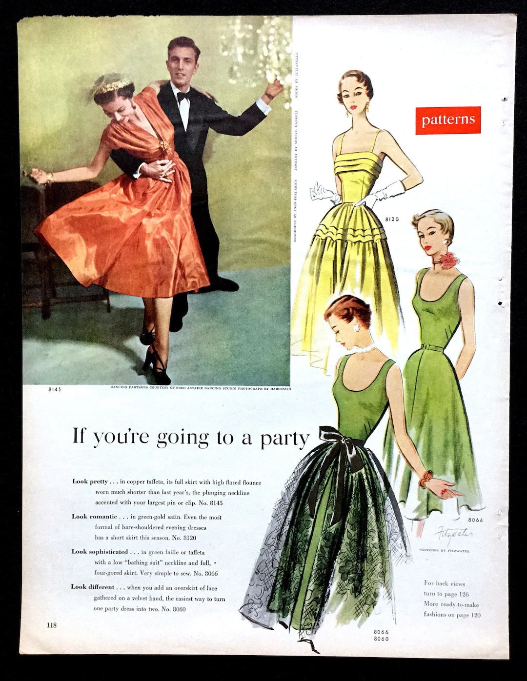 1950 Mccall's Patterns Vintage Ad, Advertising Art, 1950's Fashion ...