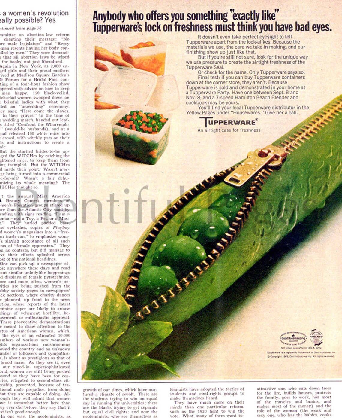 1969 Tupperware Vintage Ad Advertising Art Tupperware Party - Etsy