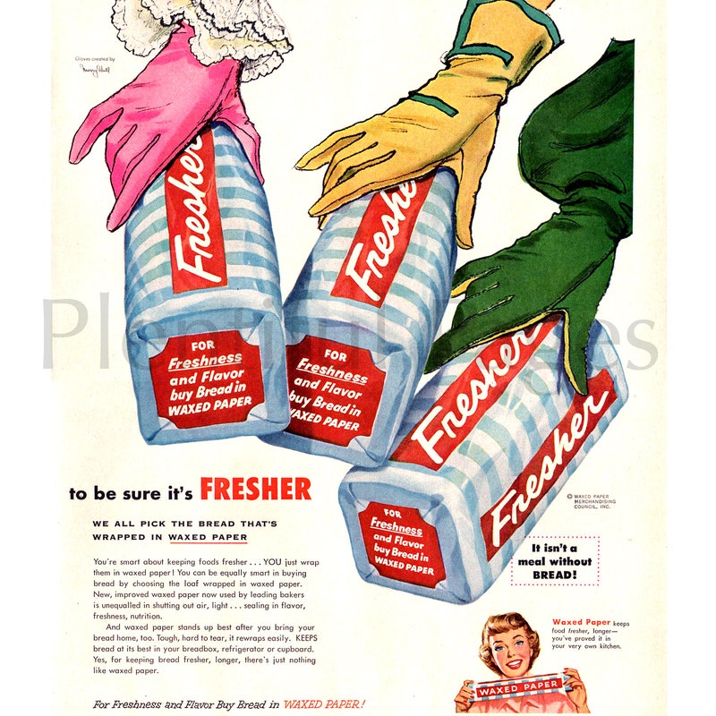 Bread Advertisement - Etsy Israel