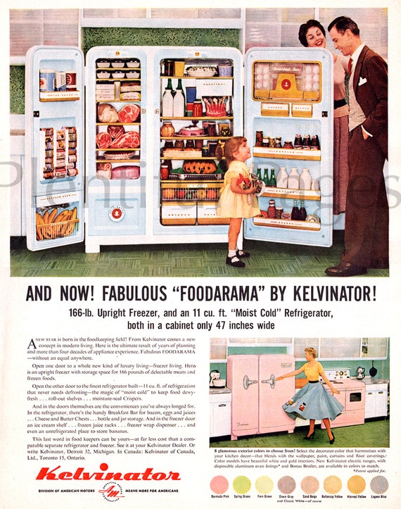Vintage Refrigerator Ads