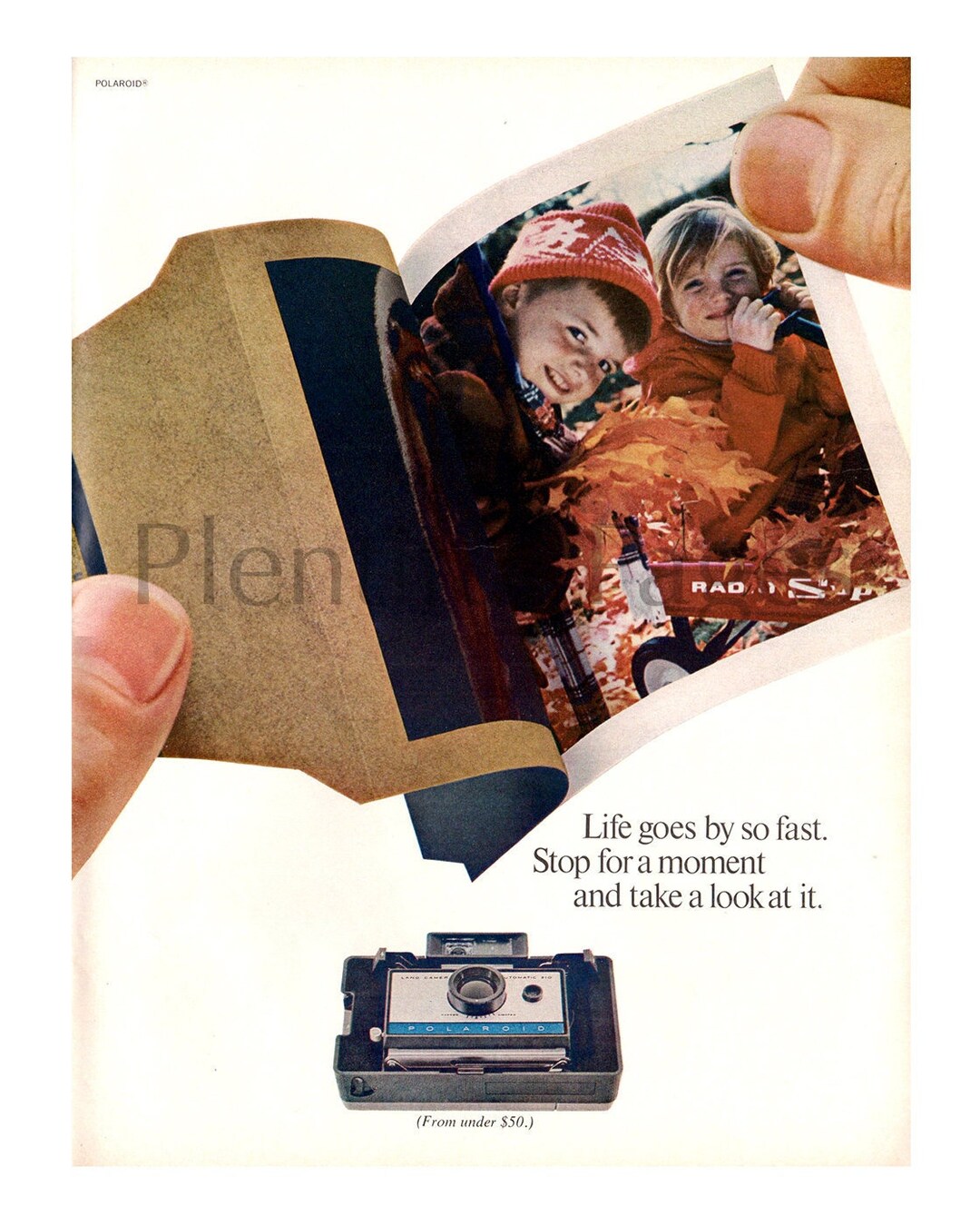 1967 Polaroid Camera Vintage Ad, Advertising Art, Magazine Ad, Camera ...
