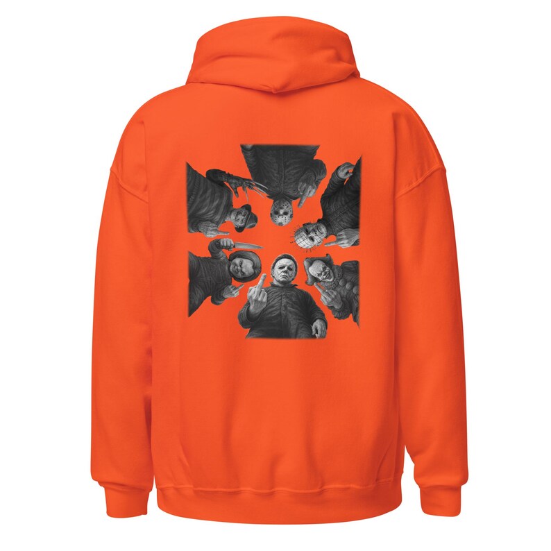 Limited Edition Horror Villain Hoodie • Back Print Slasher Streetwear ...