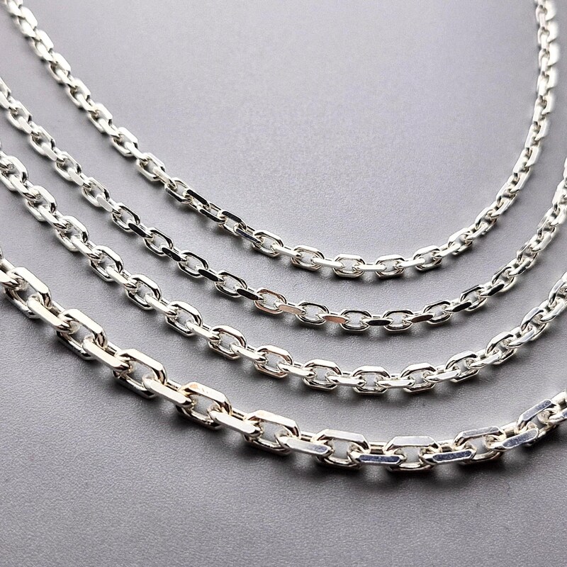 Heavy Silver Chain - Etsy