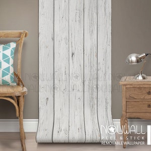 Grey Wood Texture Wallpaper Peel and Stick Home Decor Wall Decor Wall ...