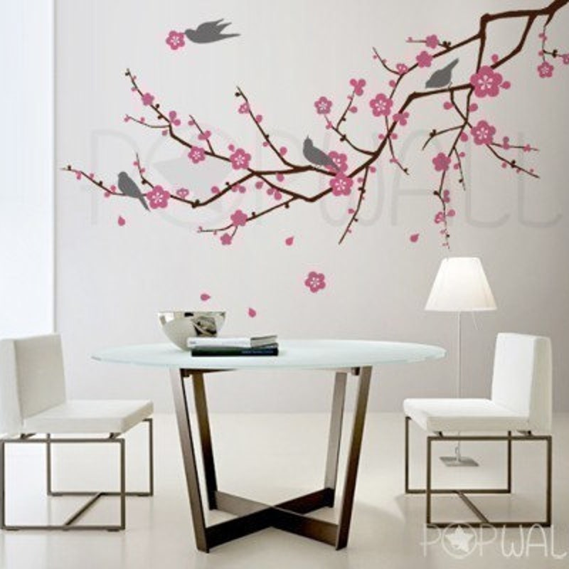 Cherry Blossom Tree Decal - Etsy