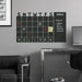 Chalkboard Wall Calendar Monthly Planner Use With Rewritable Chalk Ink ...