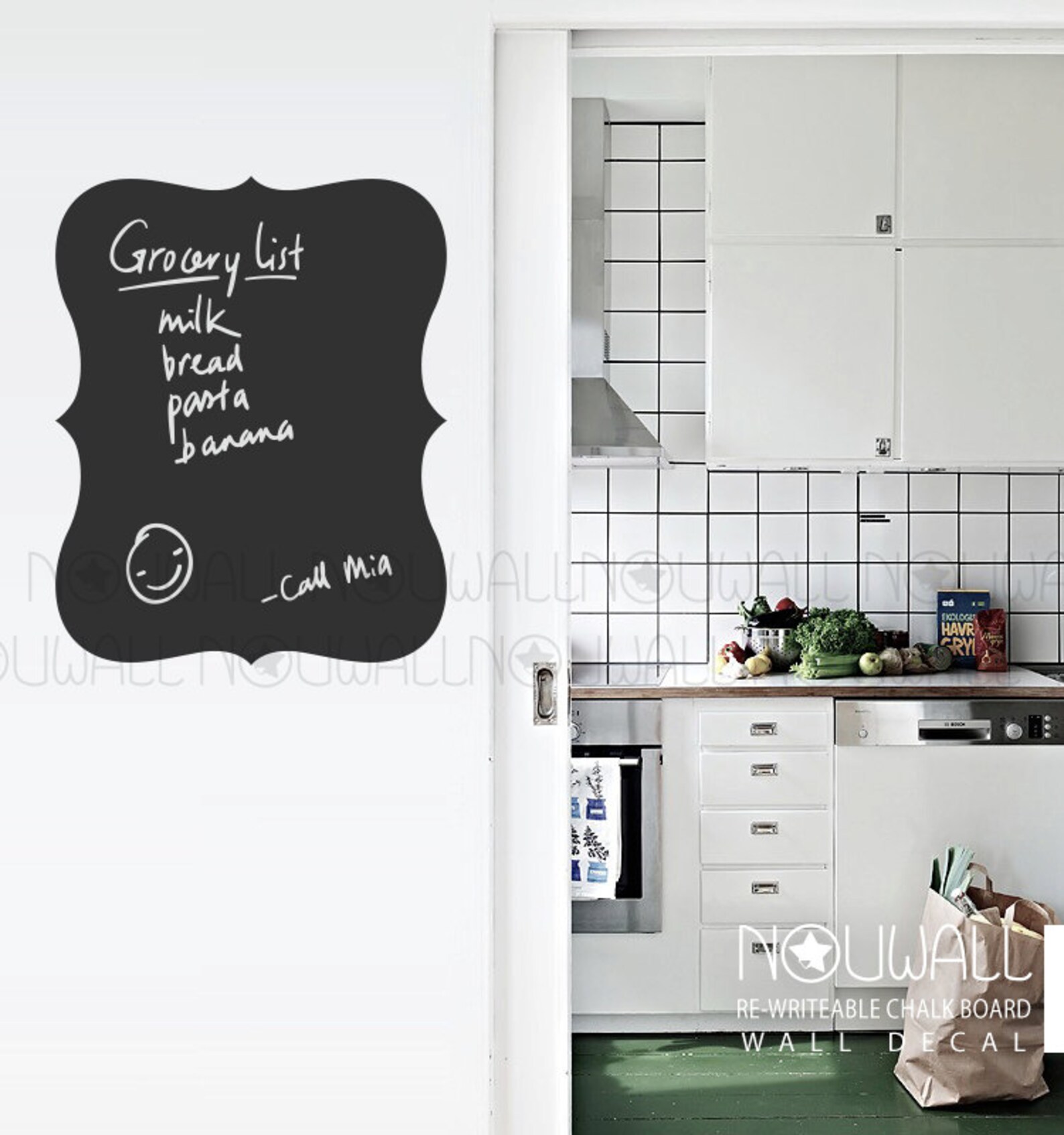 Removable Memo Chalkboard Message Board Manu Board Wall Decal - Etsy