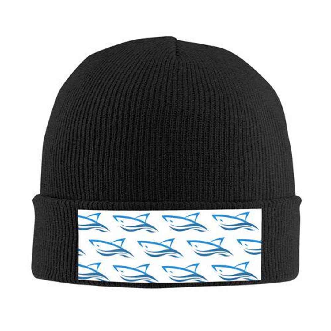 Custom Knit Beanie - Personalized Iron-on Design - Stretchy Winter Hat ...