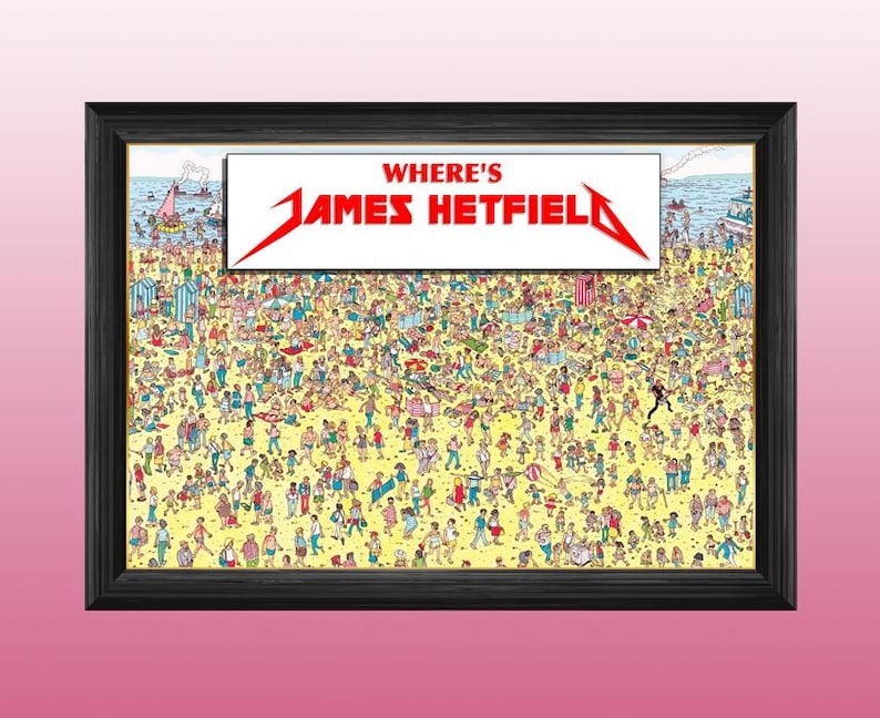 Where's James Hetfield? - Etsy