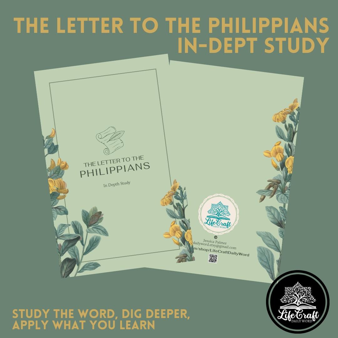 The Letter to the Philippians In-dept Study - Etsy