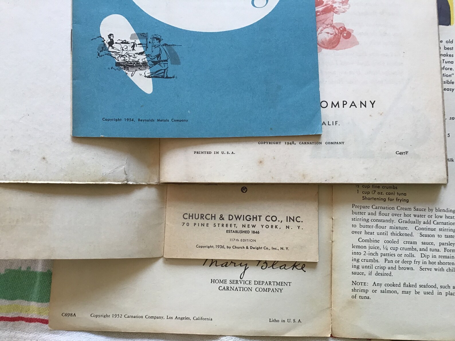 Collection of Vintage Brand Recipe Booklets and Pamphlets | Etsy