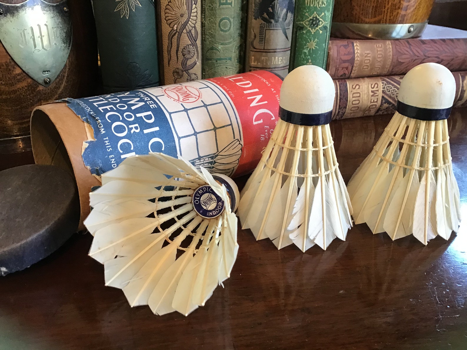 Vintage Spalding Badminton Shuttlecocks in Original Canister | Etsy