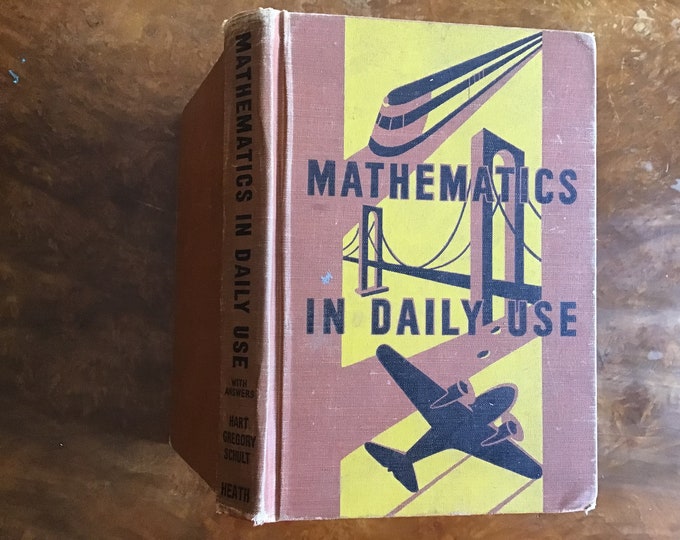 Mathematics in Daily Use / 1945 / High School Textbook With Answers - Etsy