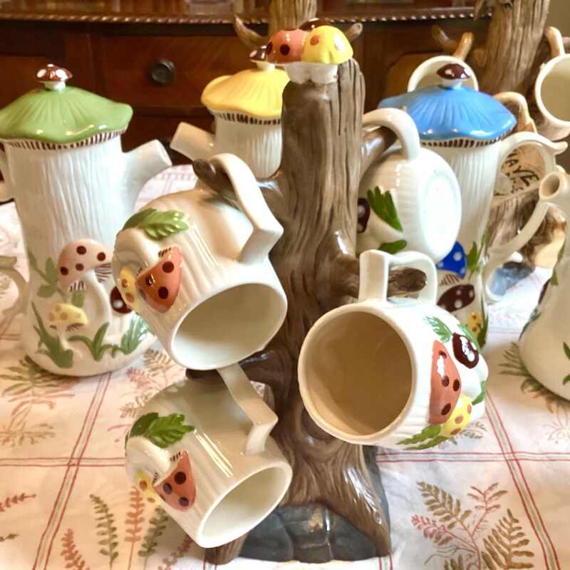 Mushroom Tea Set - Etsy